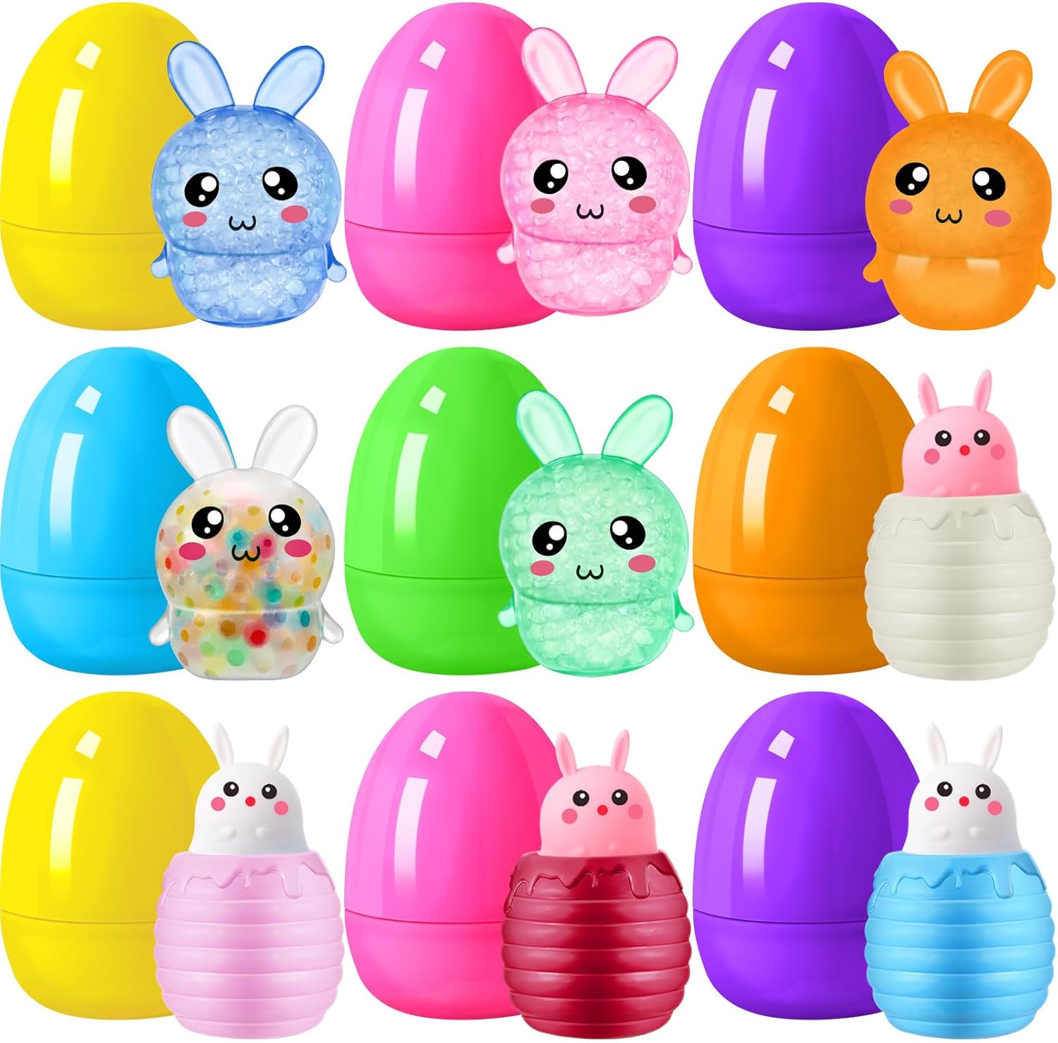 Amazon.com: EBOOT 36 Pack Prefilled Easter Eggs Squeeze Bunny Set ...