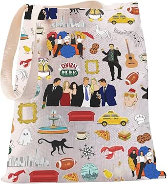 Amazon.com: JYTAPP Friends Tv Show Character Tote Bag Tv Series ...