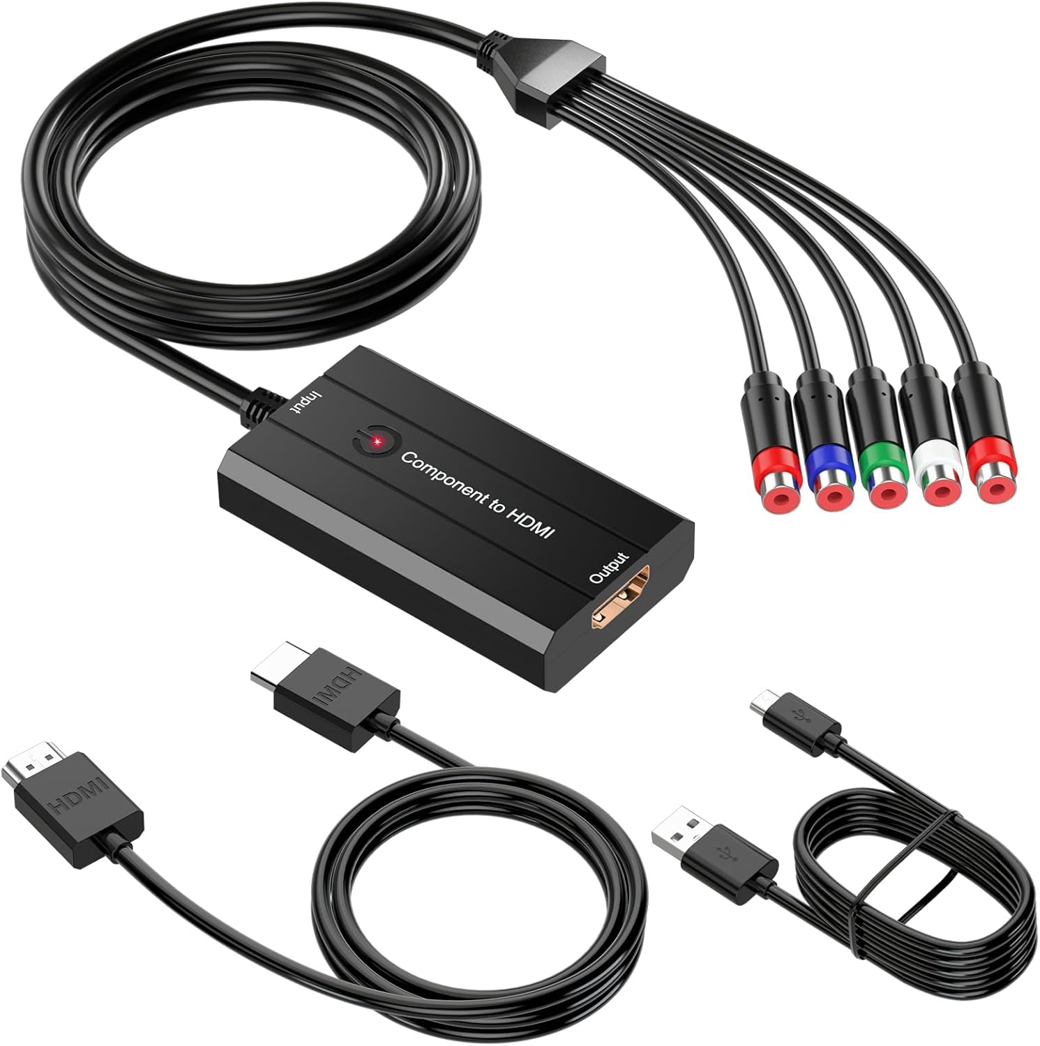 Amazon.com: Female Component to HDMI Converter for PS2/NGC/Wii with ...