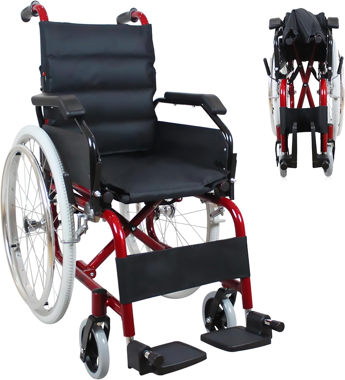 Amazon.com: Pediatric Folding Wheelchair, 13" Seat Width Manual ...