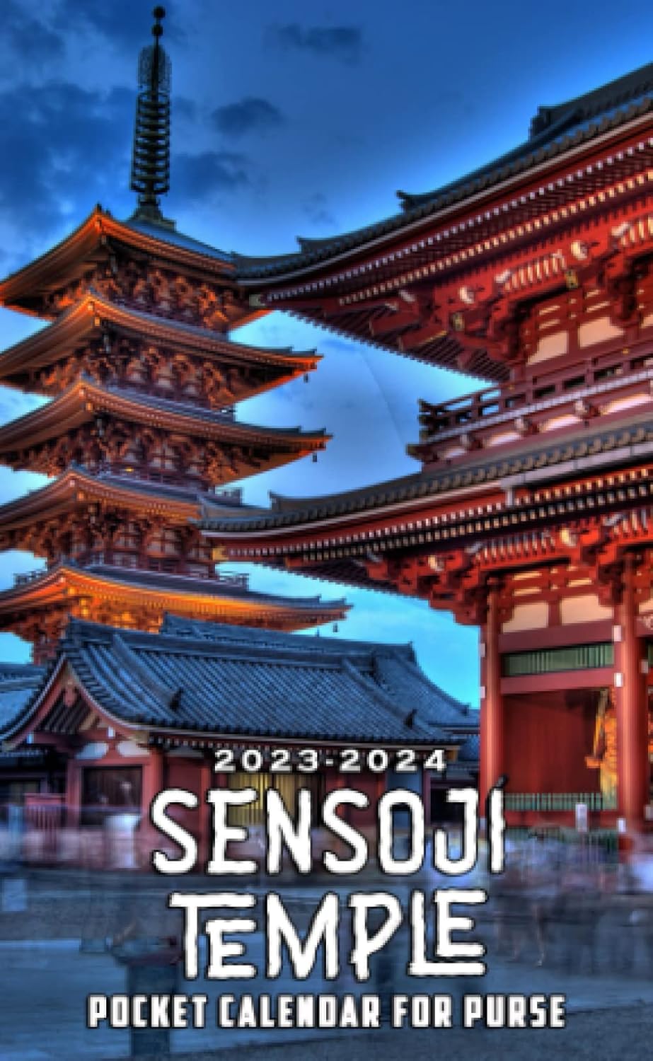 Amazon.com: 2023-2024 Sensoji Temple Pocket Calendar: 2 Year Monthly ...