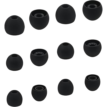 Amazon.com: Earbud Tips Soft Silicone Earbuds Replacement Tips Fit for ...