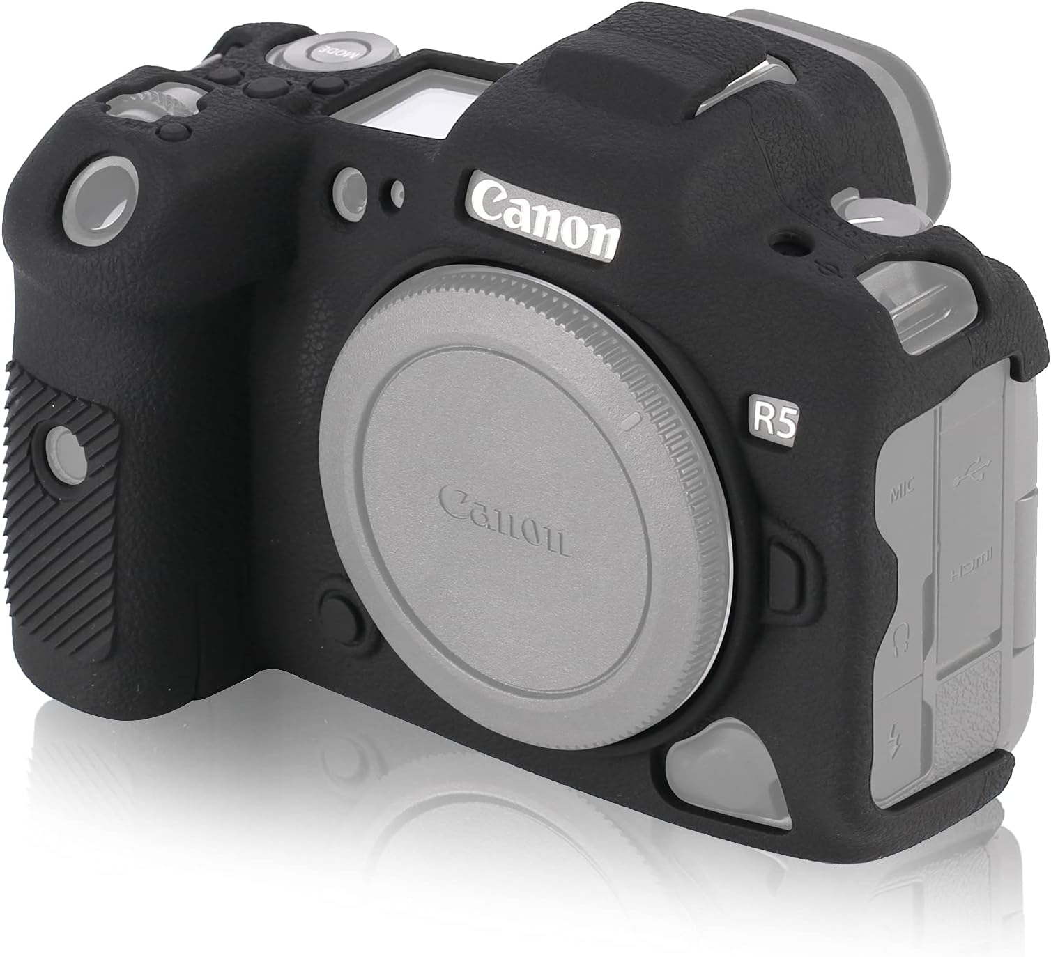 Amazon.com : STSEETOP Camera Case for Canon R5 - Silicone Protective ...