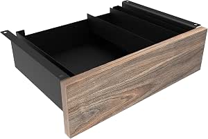 Desky Minimal Under Desk Drawer – Slim Steel Storage Drawer for Sit ...