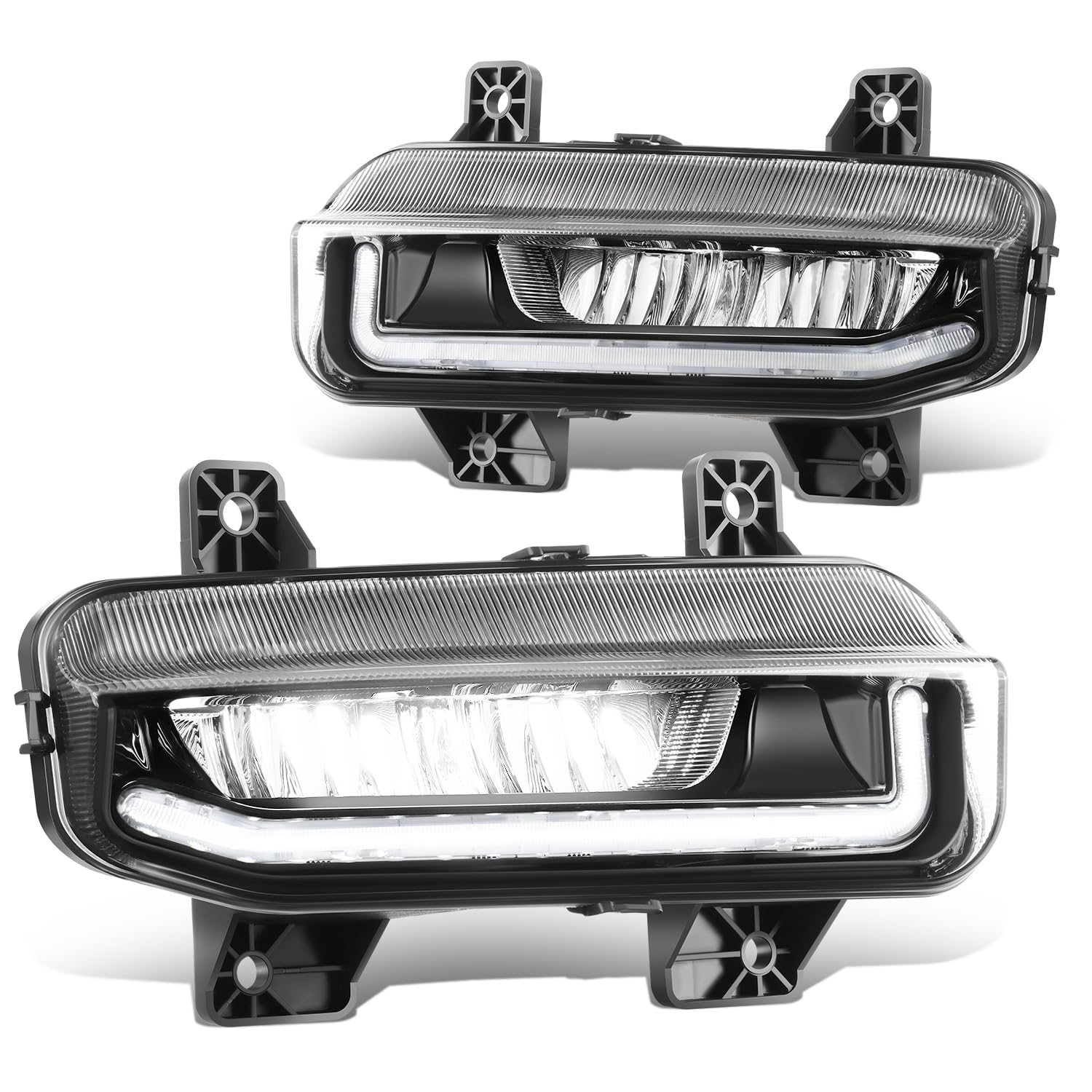 Amazon.com: DNA MOTORING Pair of LED Fog Lights Startup Sequence Light ...