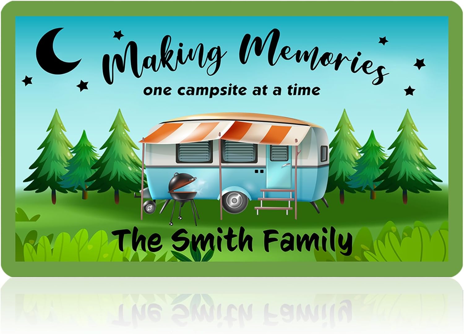 Amazon.com: Custom Camping Mat with Name - Personalized Trailer Mat for ...