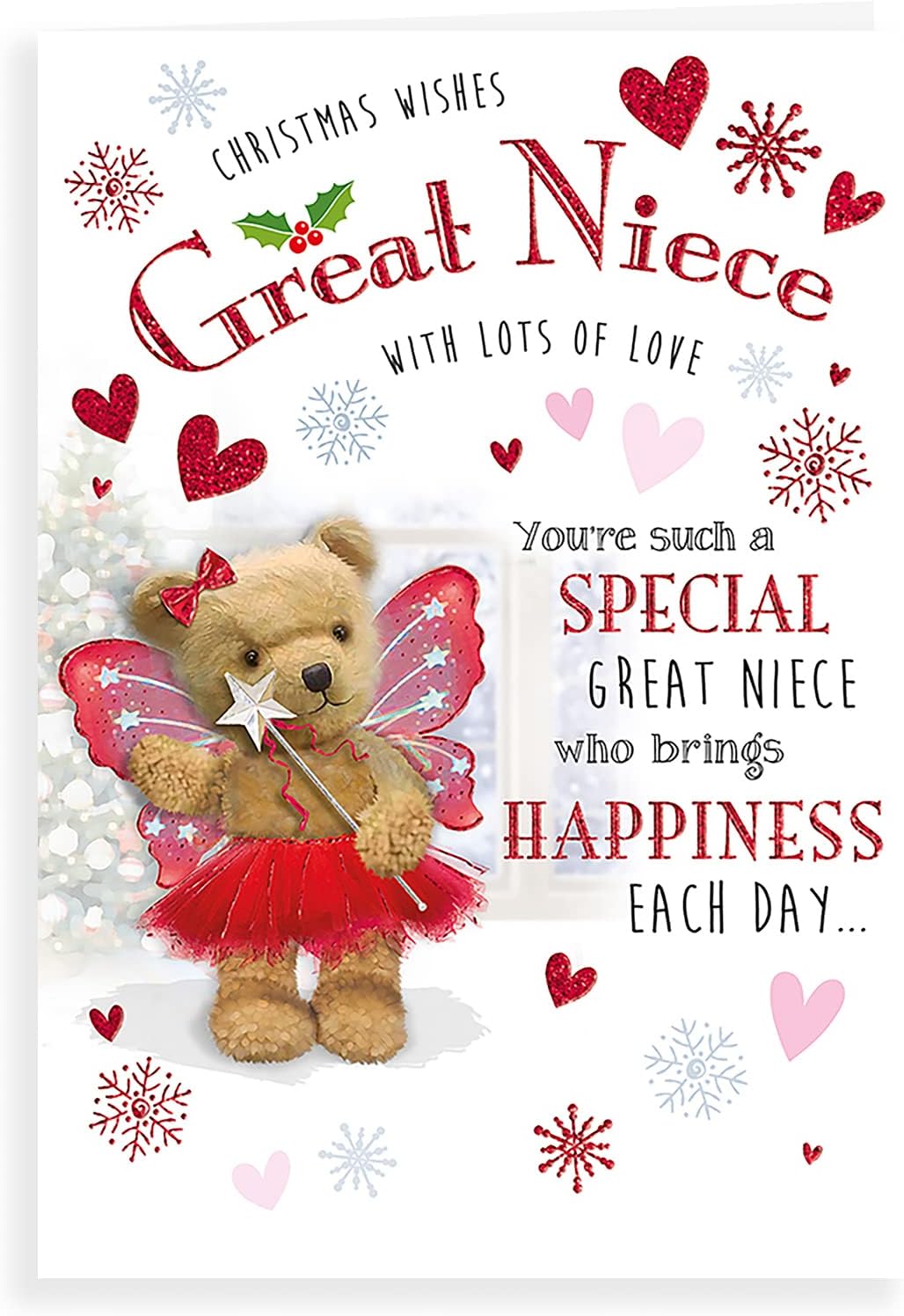 Regal Publishing C85539 Character Christmas Card Great Niece ,grey|oak ...