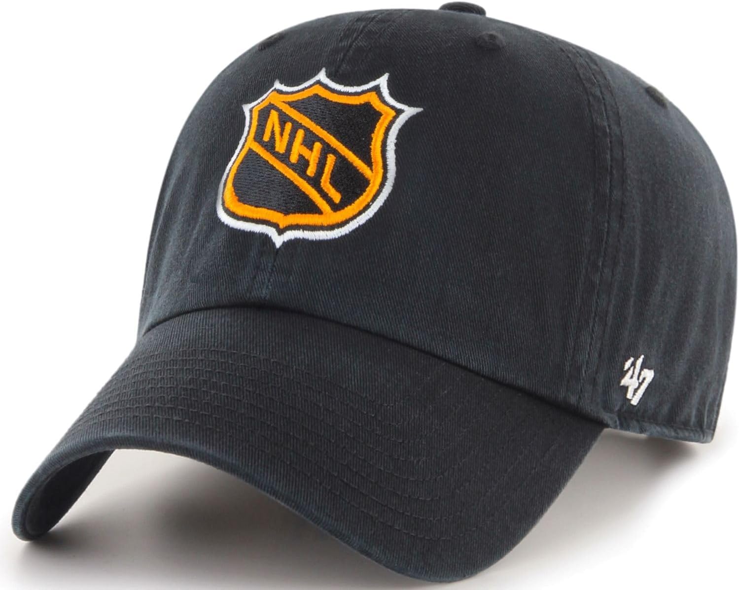 Amazon.com: 47 Clean Up NHL Vintage Shield Logo Adjustable Hat - Black ...