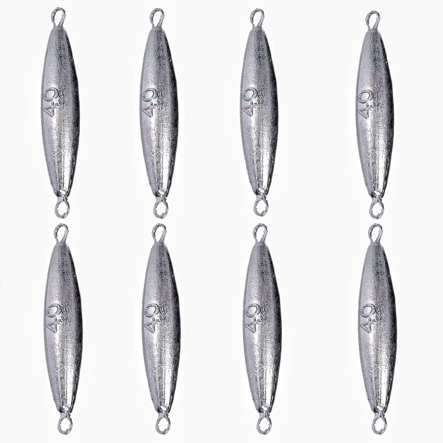Amazon.com : Magnoloran 8 Pack Fishing Weights Inline Trolling Sinkers Weights Kit Saltwater ...