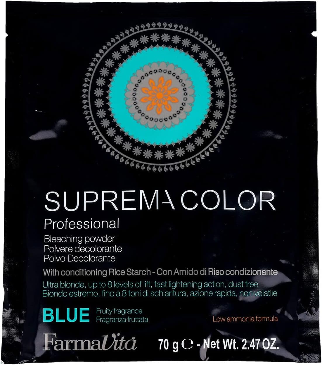 Farmavita suprema bleaching powder/decolorante azul 70g : Amazon.co.uk ...