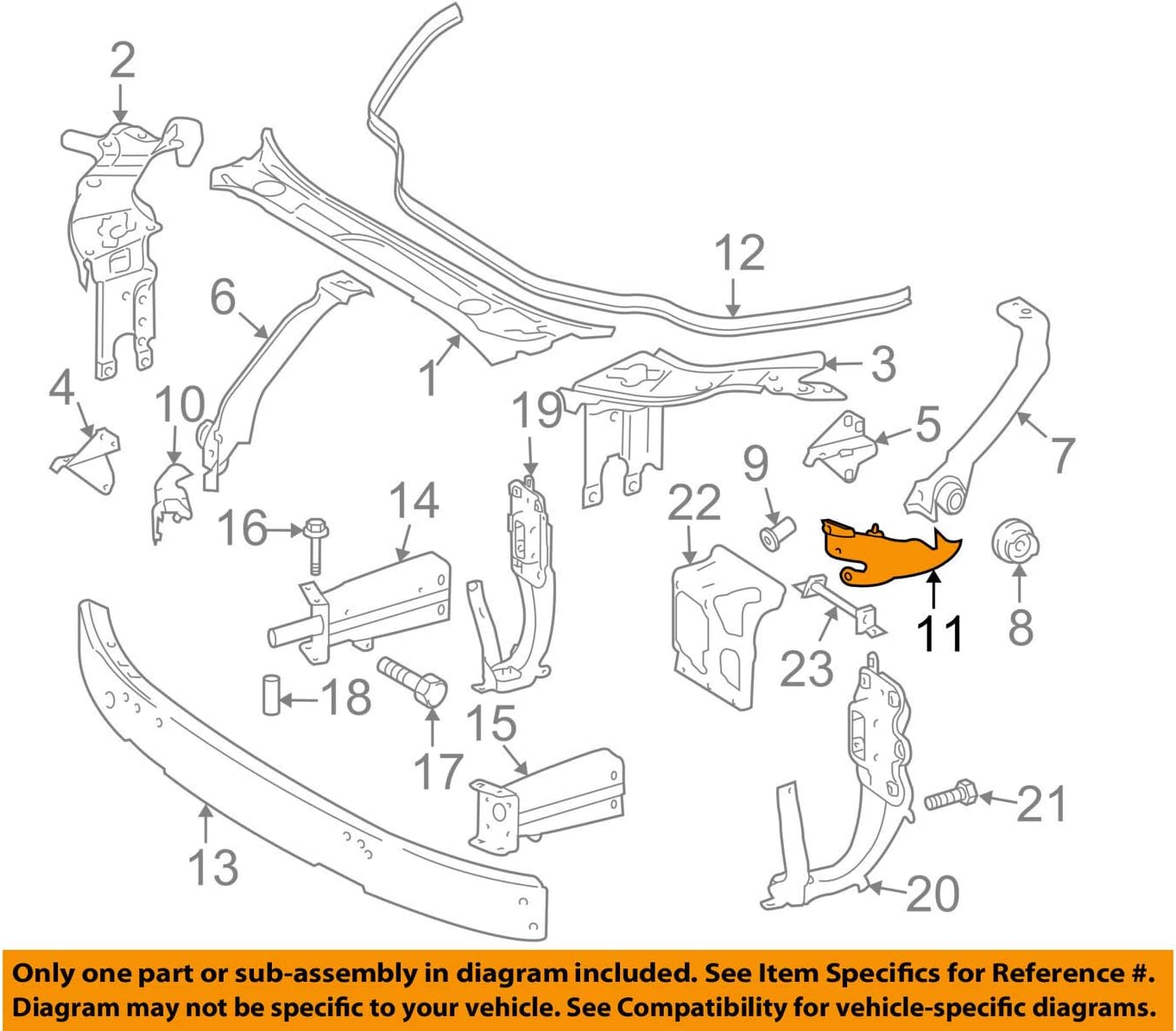 New Genuine Mercedes-Benz Bracket 2196200114 / 219-620-01-14 OEM ...