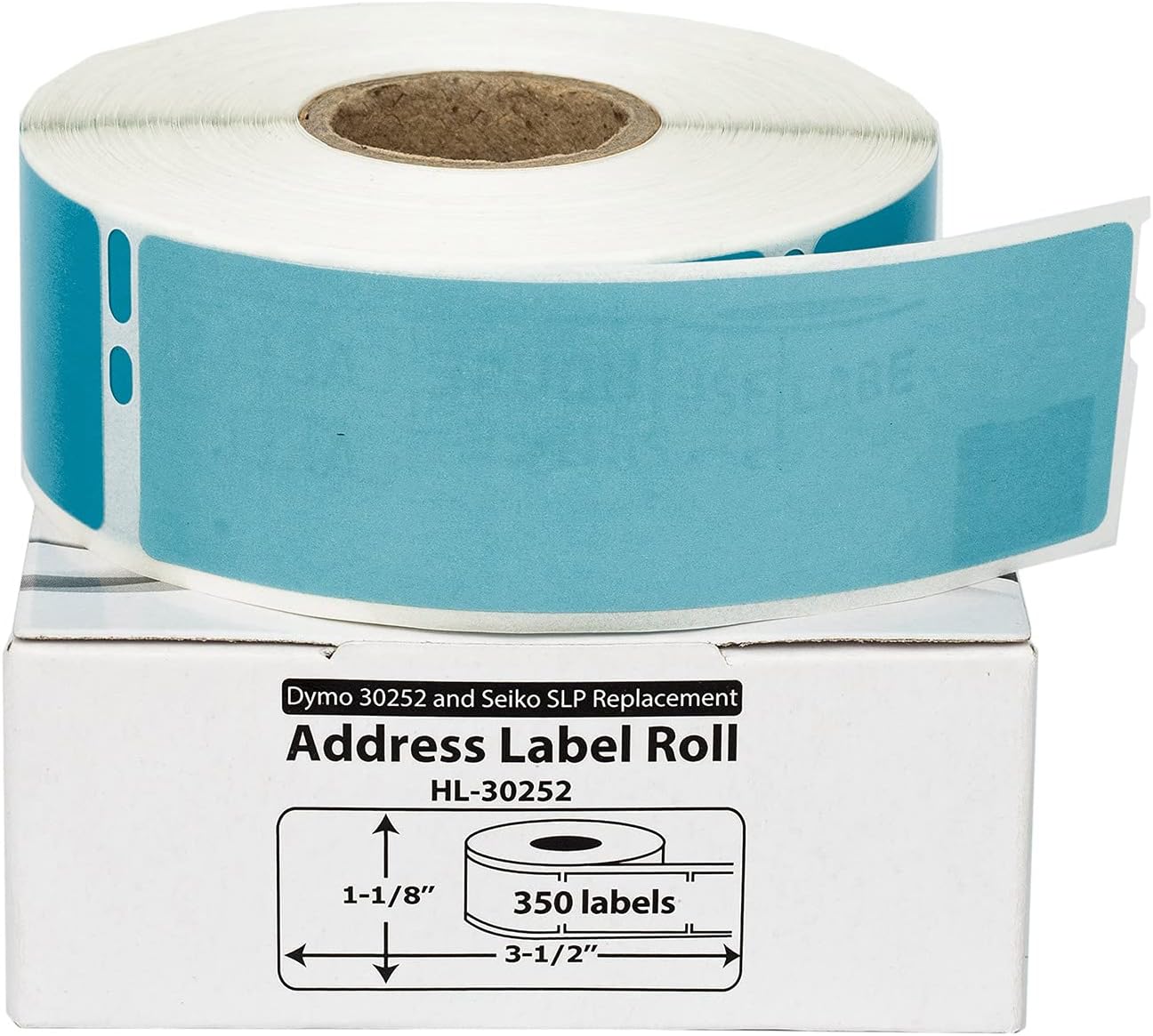 Amazon.com : HOUSELABELS Compatible DYMO 30252 Blue Address Labels (1-1 ...