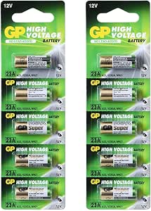 GP 23AE 12V Batteries (Pack of 10): Buy Online at Best Price in UAE ...