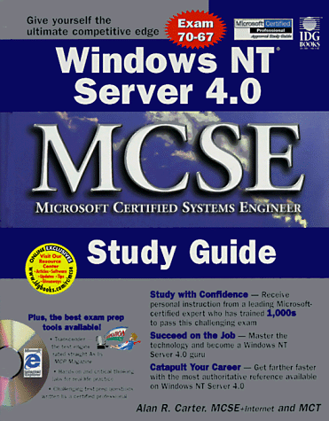 Windows Nt Server 4.0 McSe Study Guide: Alan R. Carter: 9780764532504 ...