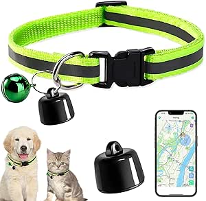 Cat Tracker, Pet GPS Tracker for Cats Dog, No Monthly Fee, Compatible ...