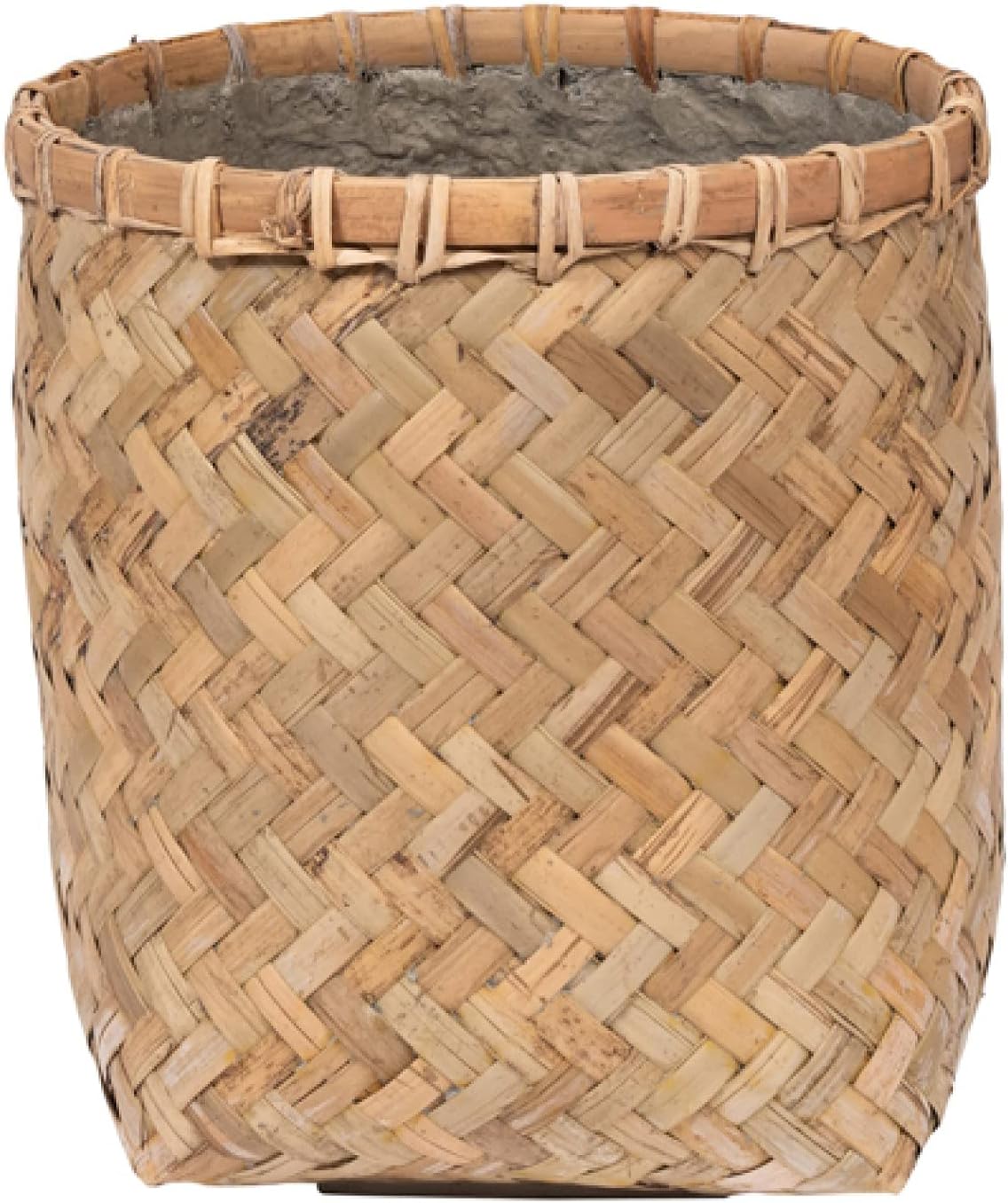 Amazon.com : Pottery Pots Zayn XXXS Bamboo Indoor Outdoor Round Planter ...