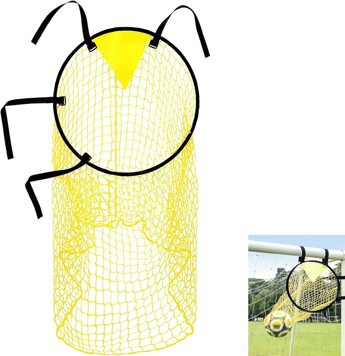 wimony Football Net, Football Training Net Football Top Bins Target ...