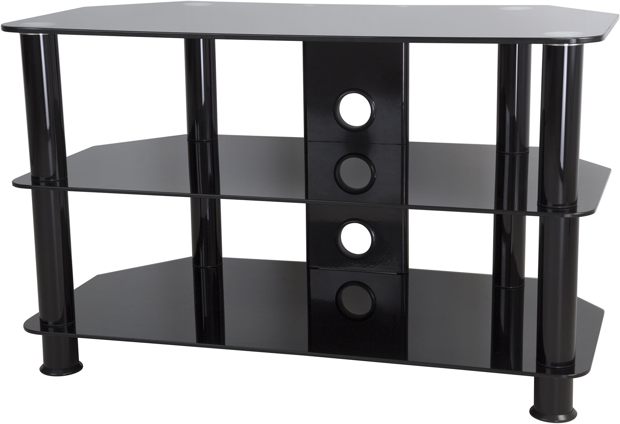 Amazon.com: AVF Steel Glass TV Stand with Cable Management for up to 55 ...