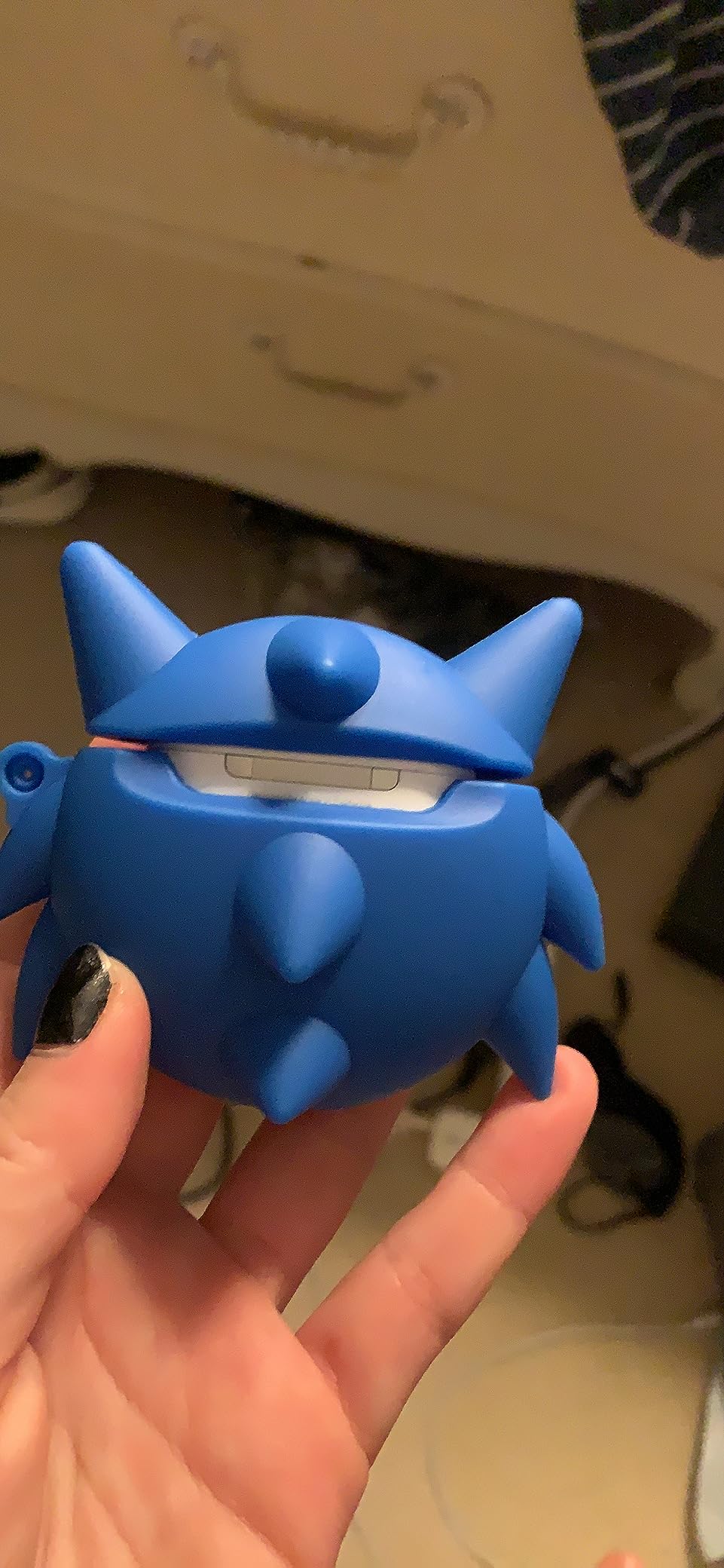 Amazon.com: ZHAWK Blue Sonic Silicone AirPods 1&2 Case Cover ...