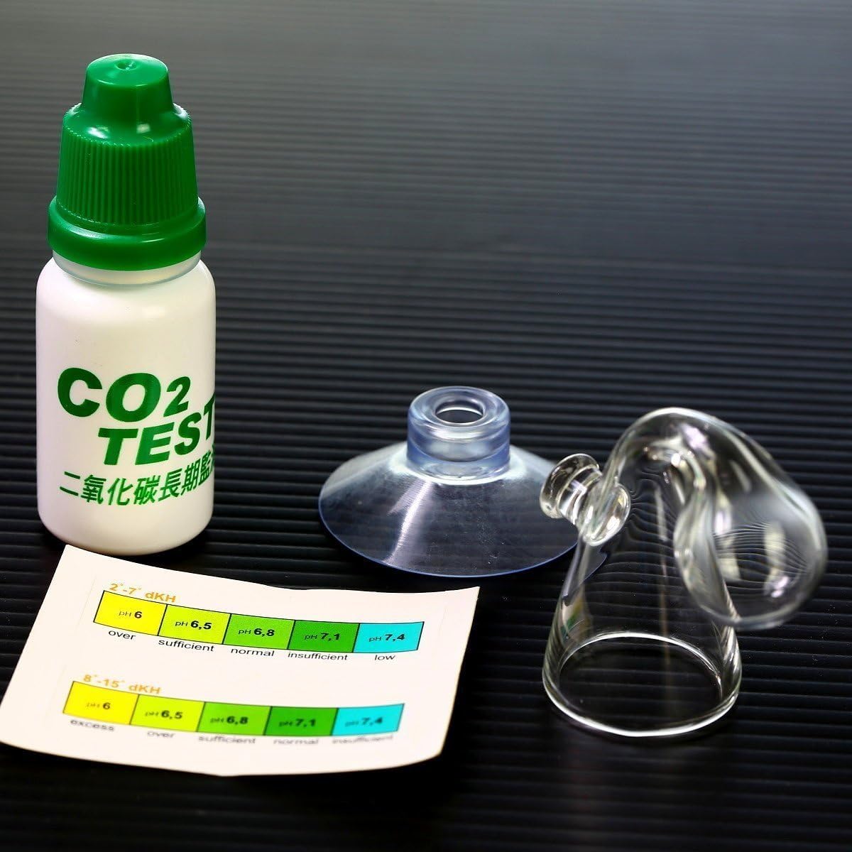 Amazon.com : DR. moss CO2 Glass Drop Checker Test , Solution 10cc ...
