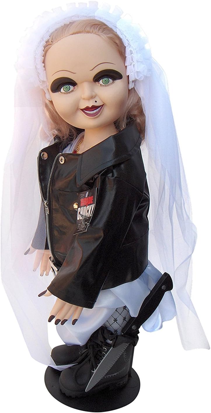 Amazon.com: Bride of Chucky 26" Tiffany Plush Doll in Wedding Dress ...
