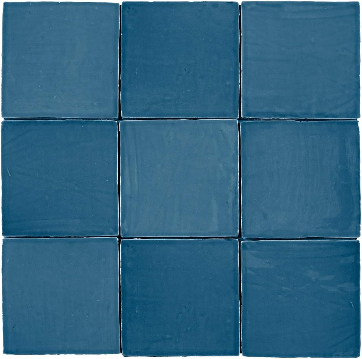 Buy Pacific Bright 5x5 Square Ceramic Handmade Look Subway Tiles for ...