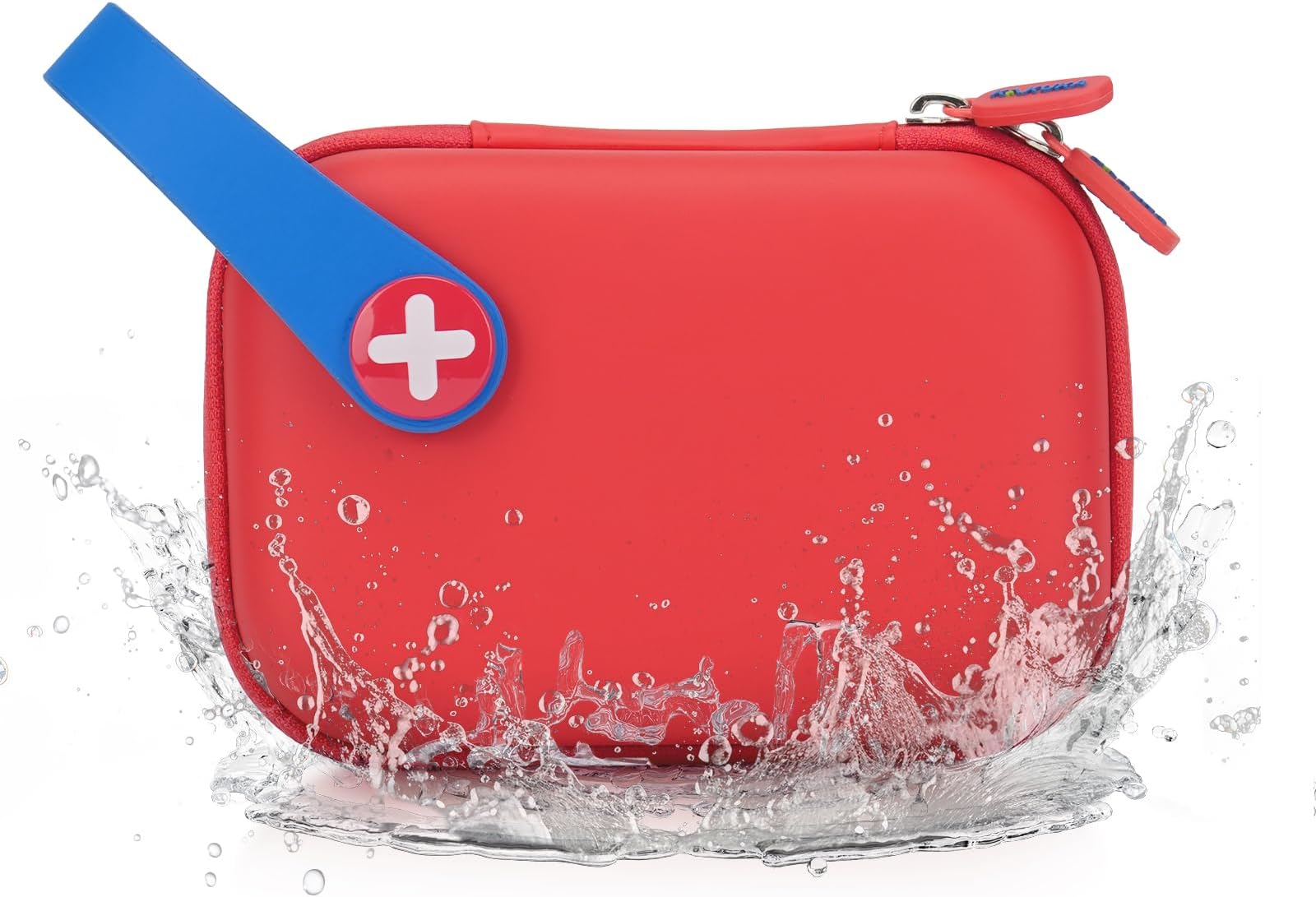 Amazon.com: Mini First Aid Kit, 113 Pc. Water-Resistant Hard Toddler ...