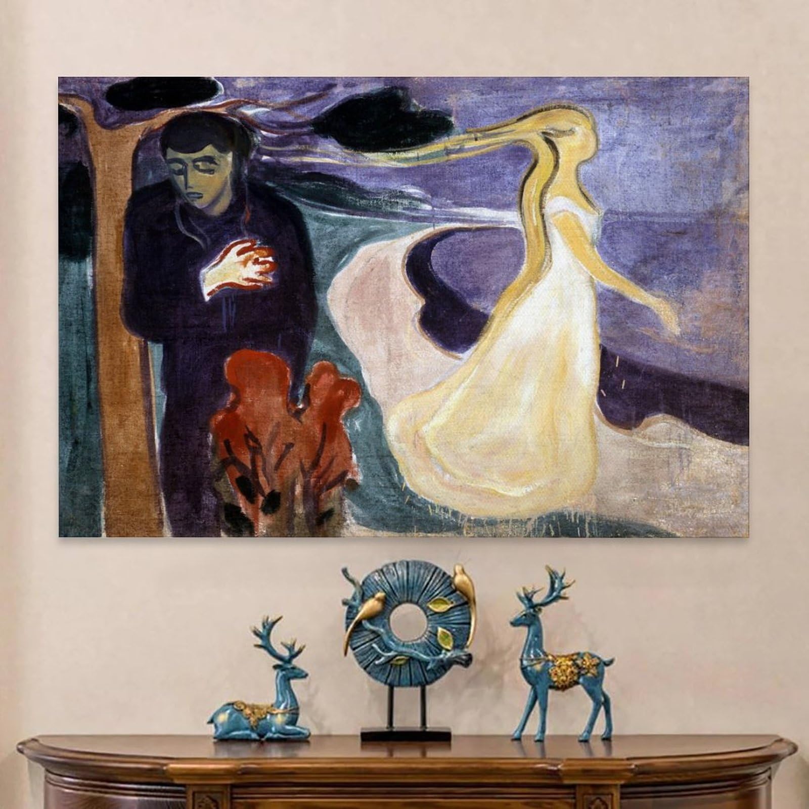 Tableau Edvard Munch La Séparation – ZZGH