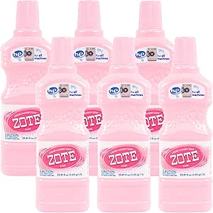 Amazon.com: Zote Pink Liquid Laundry Detergent, Biodegradable, 33.81 Fl ...