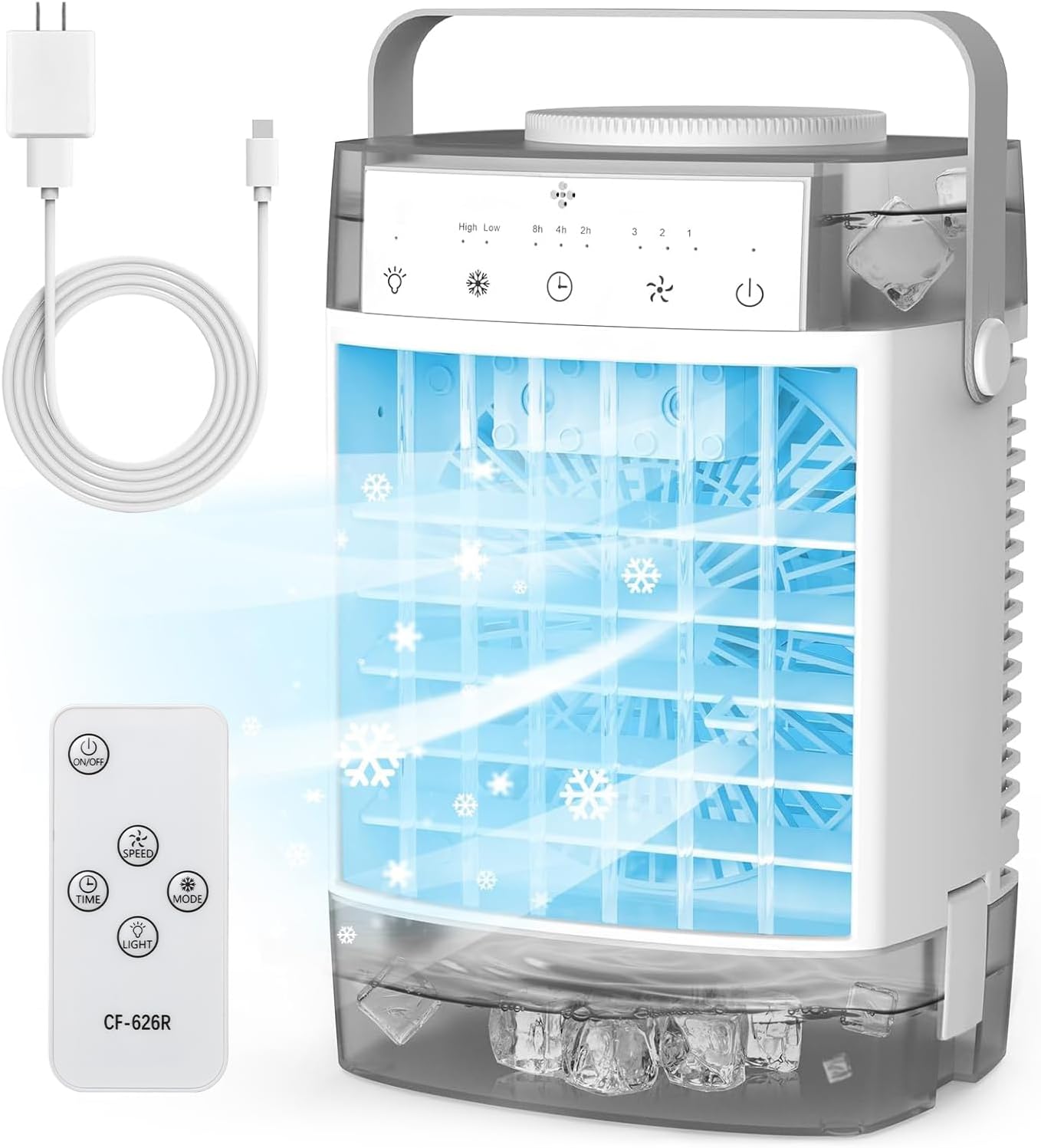 Amazon.com: Portable Air Conditioners,Portable AC Unit,1600ml Dual Tank ...