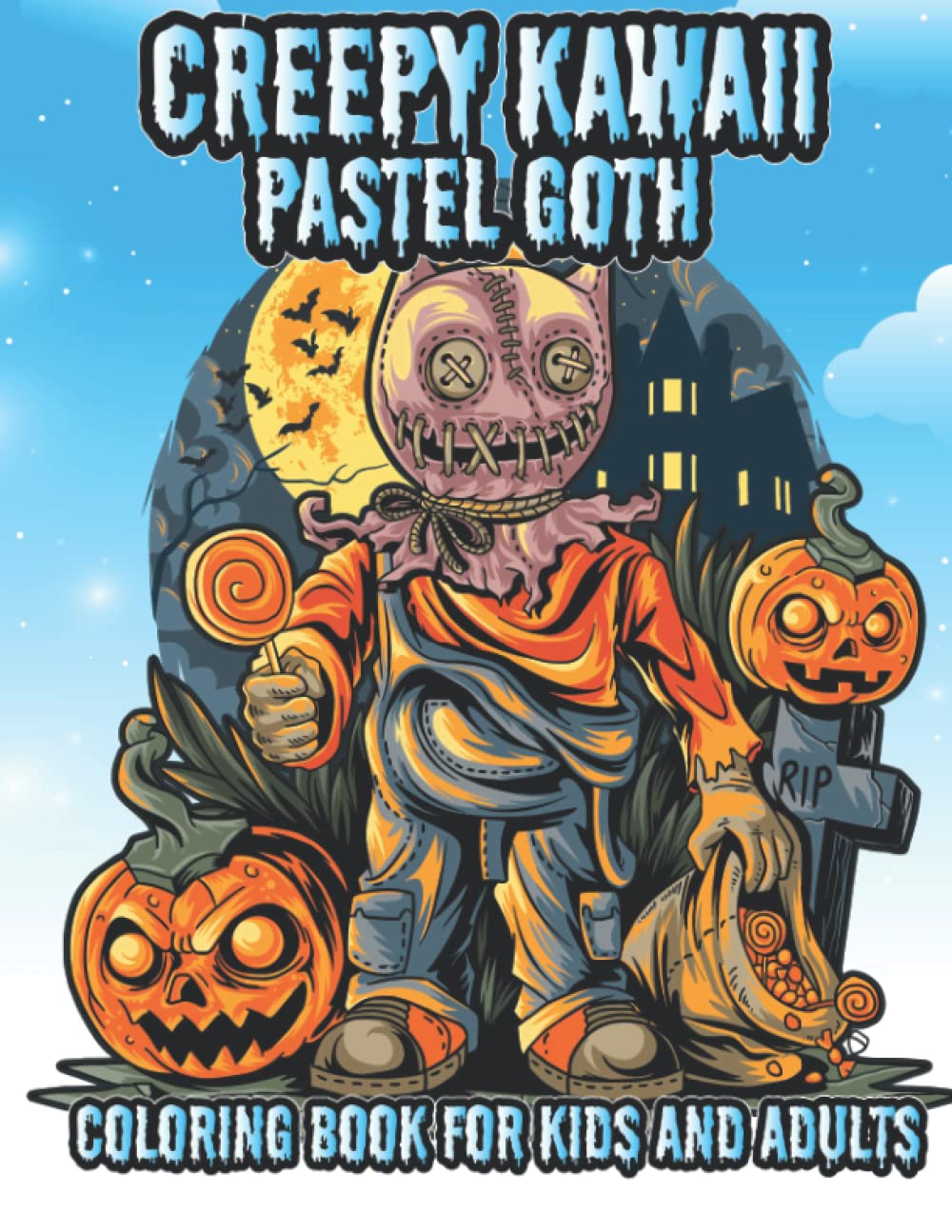 Buy Creepy Kawaii Pastel Goth Coloring Book for Kids and Adults: Creepy ...