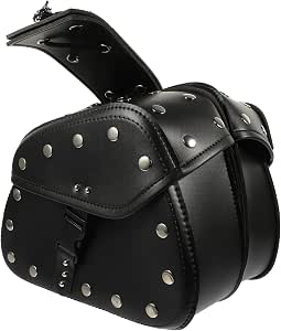 Amazon.com: Vaguelly 2pcs Motorcycle Saddle Bag Small Motorcycle Bag ...