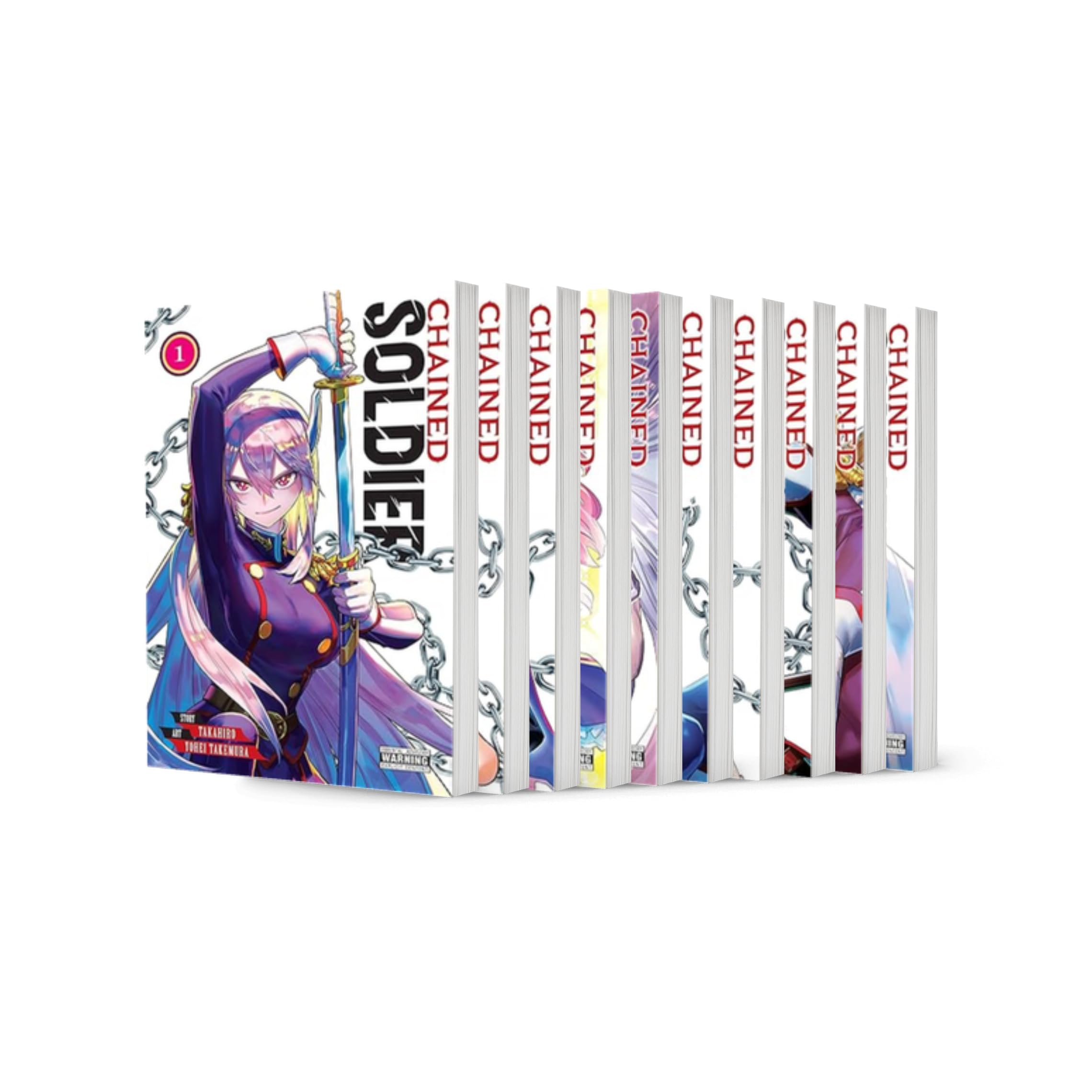 Snapklik.com : Chained Soldier Manga Set Vol.1-10 By Takahiro
