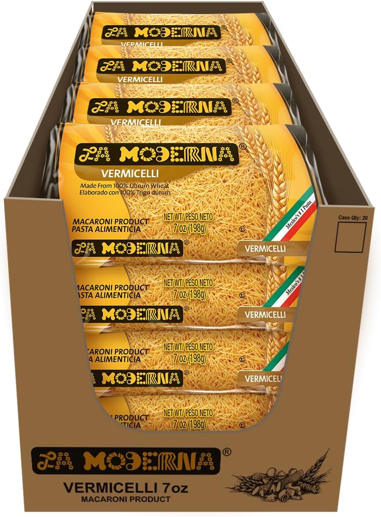Amazon.com: La Moderna Pasta Vermicelli Thin Noodles from Mexico, 7 ...