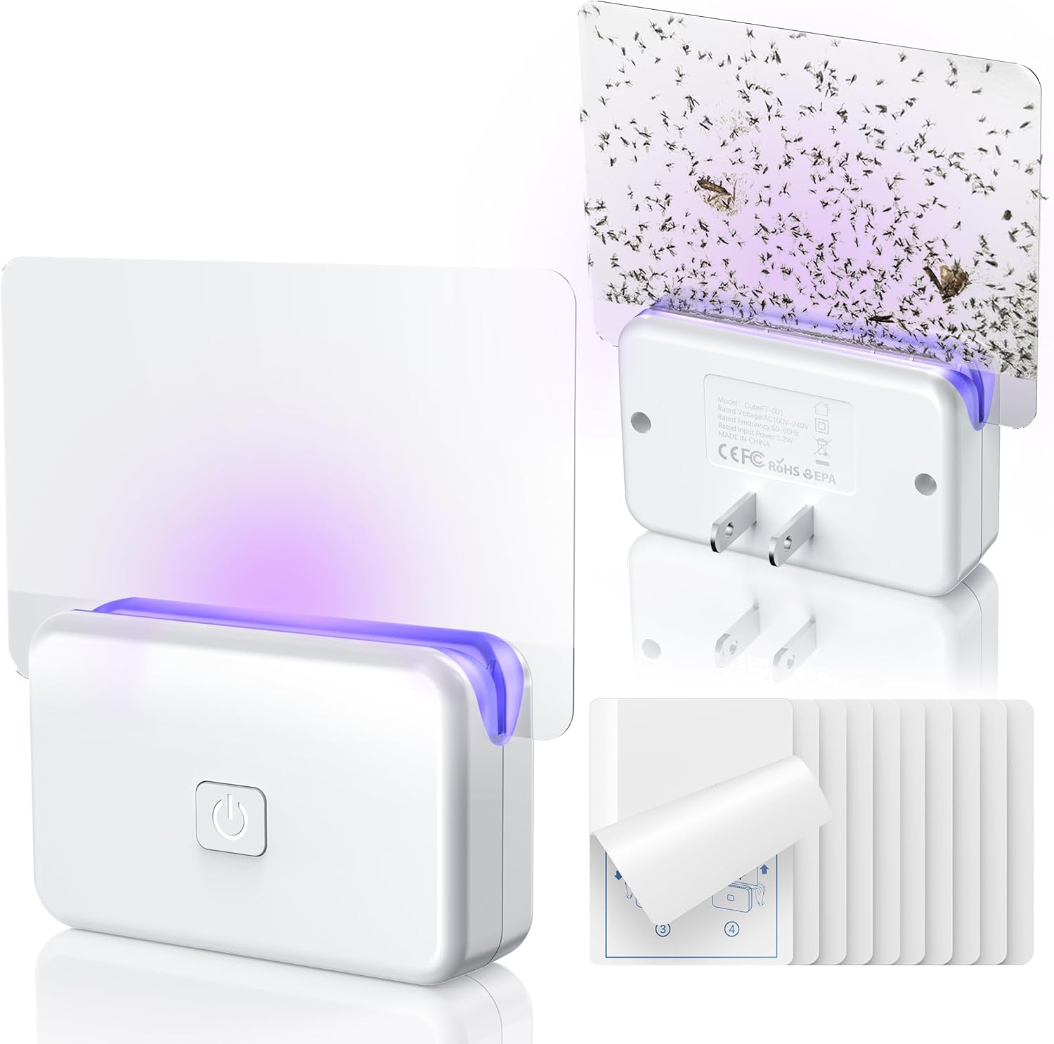 Amazon.com : LFSYS 2 Pcs Fruit Fly Traps for Indoors (2 Device+10 ...