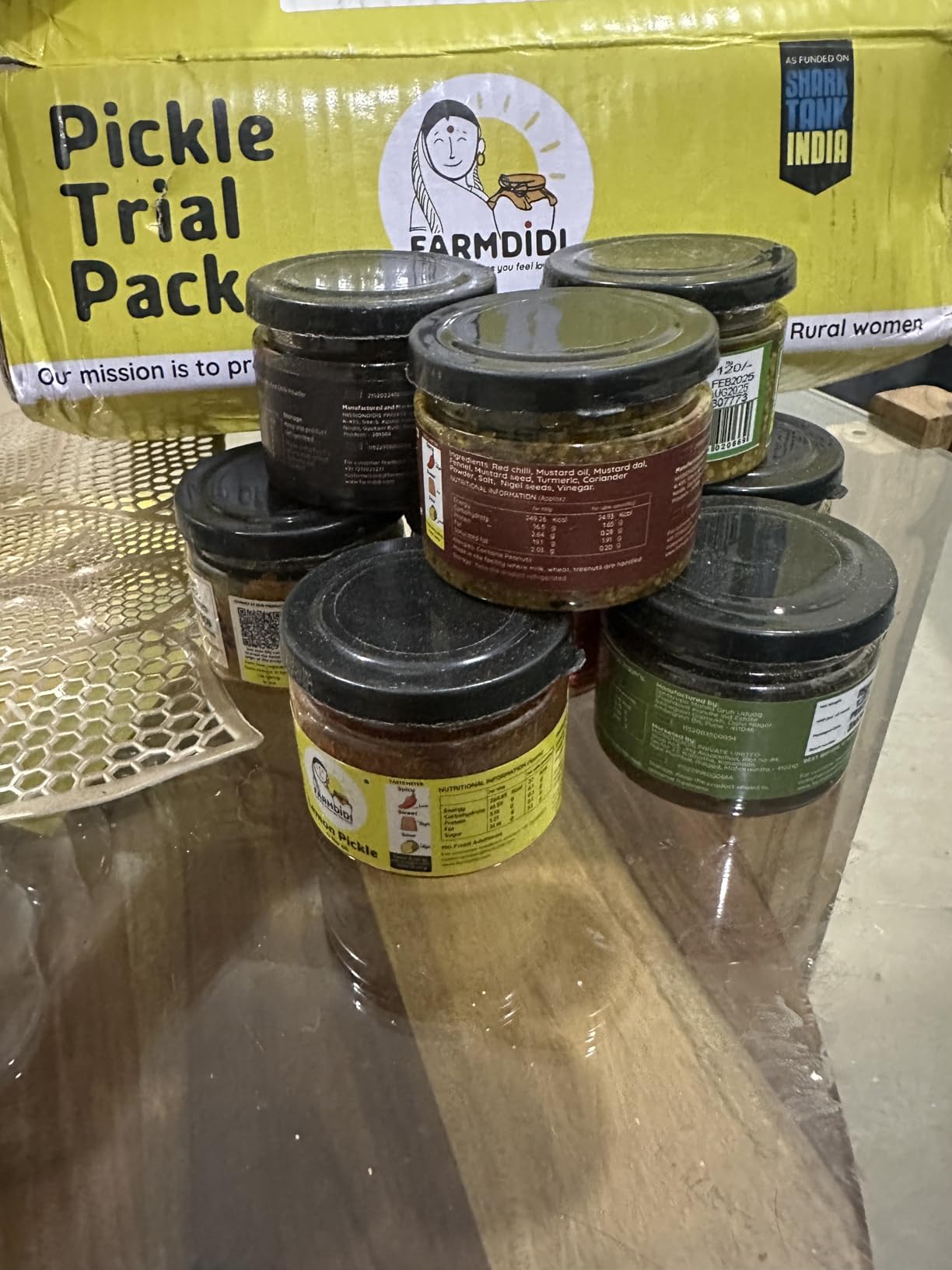 Farm Didi FarmDidi Nani's Special Pickle Trial Pack Of 8|Authentic ...