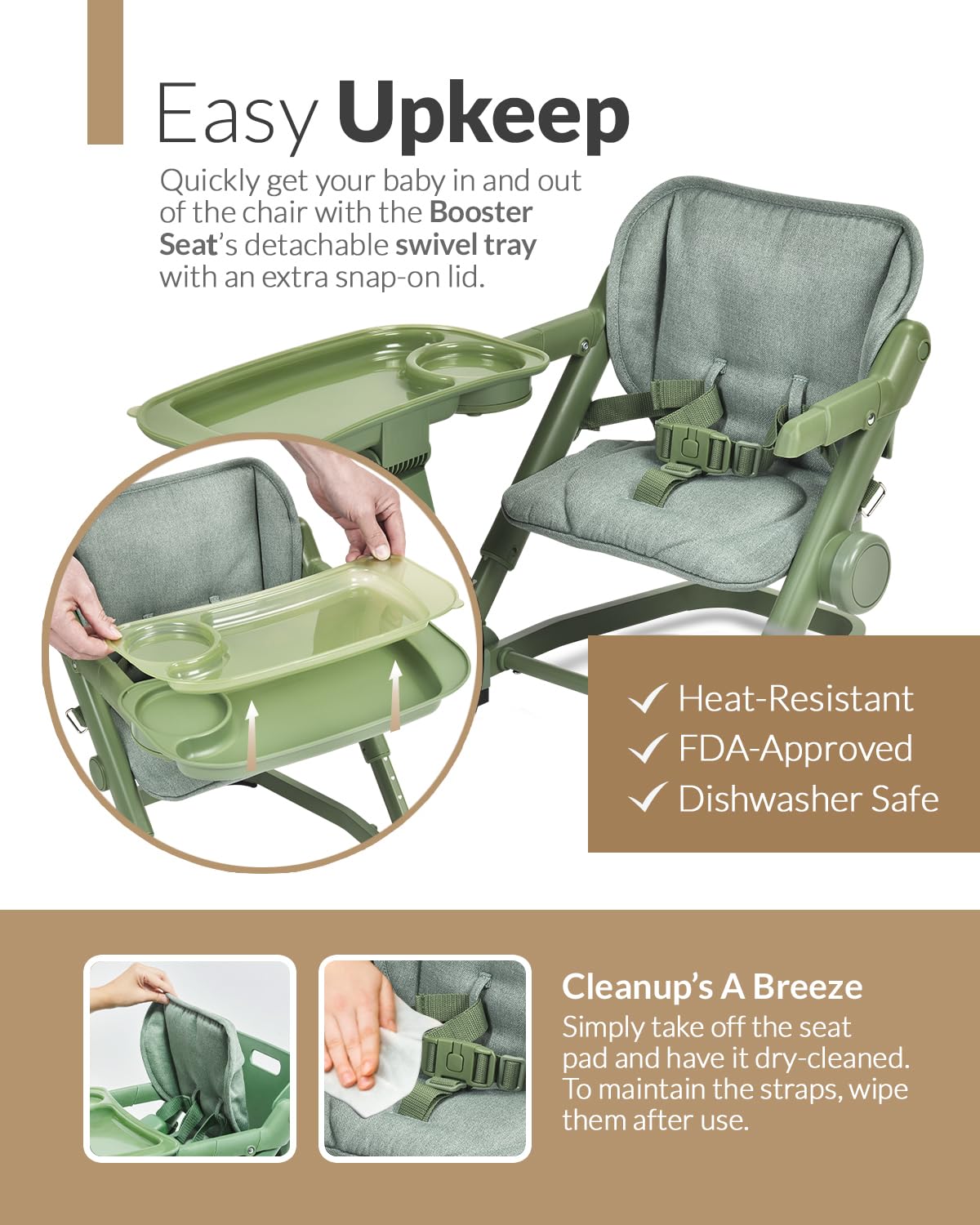 Snapklik.com : Unilove Feed Me 3 In 1 Dining Booster Seat