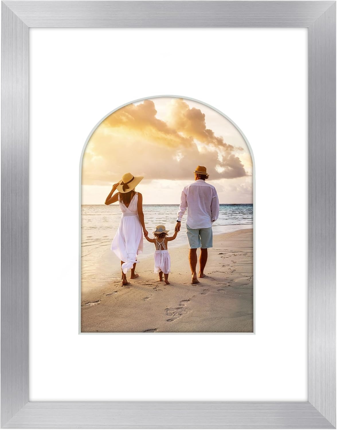 Amazon.com - Americanflat 6x8 Picture Frame with Arch Mat Insert and ...