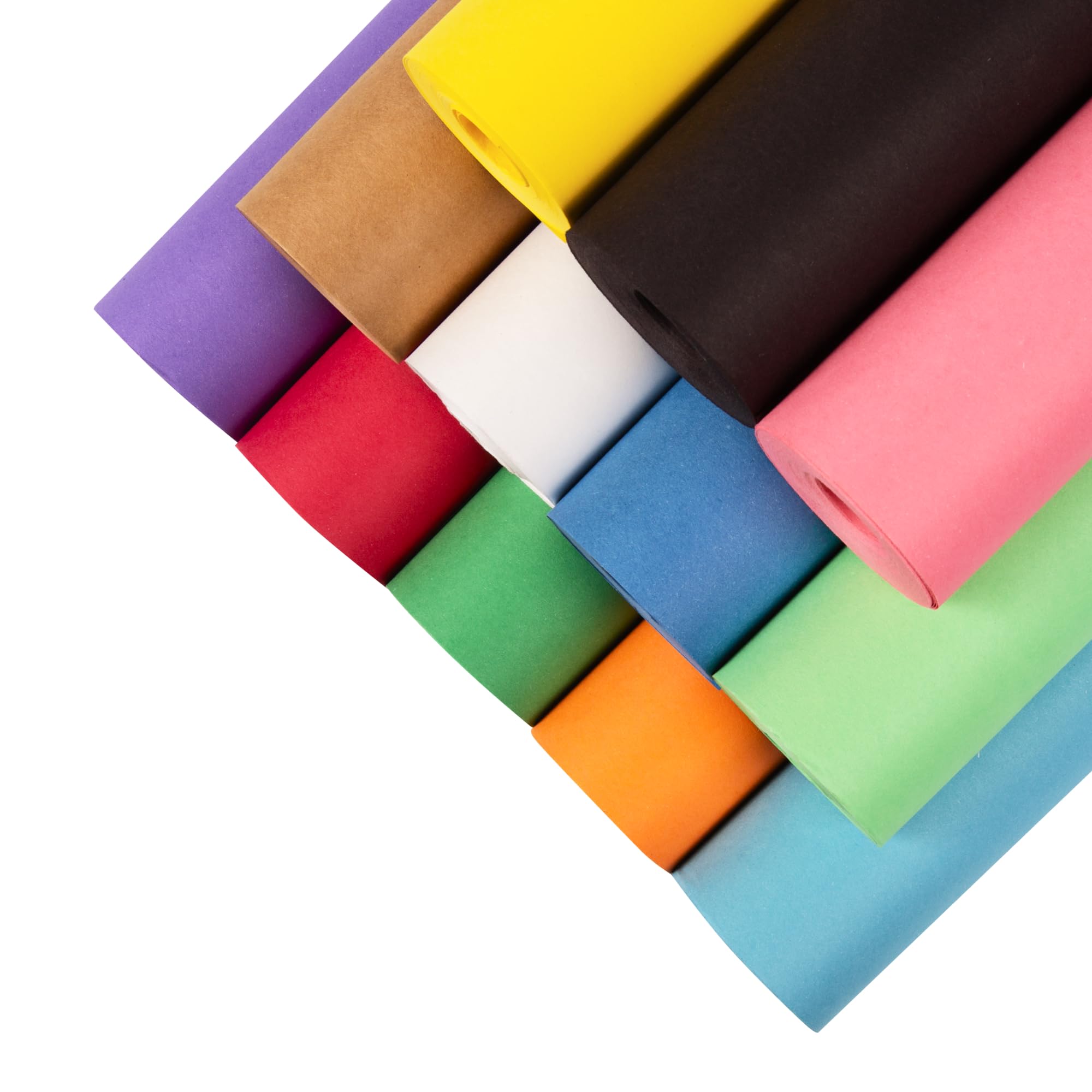 Amazon.com: Paclord 36" x 1200" (100 ft) Multi-Color Kraft Paper Rolls ...