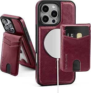 Amazon.com: SkyEagle Compatible with Magsafe 2 in 1 Detachable iPhone 16 Pro Max Wallet Case ...