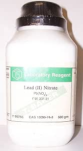 Amazon.com: Lead (II) nitrate (LR) 500g T Baker Sealed Bottle