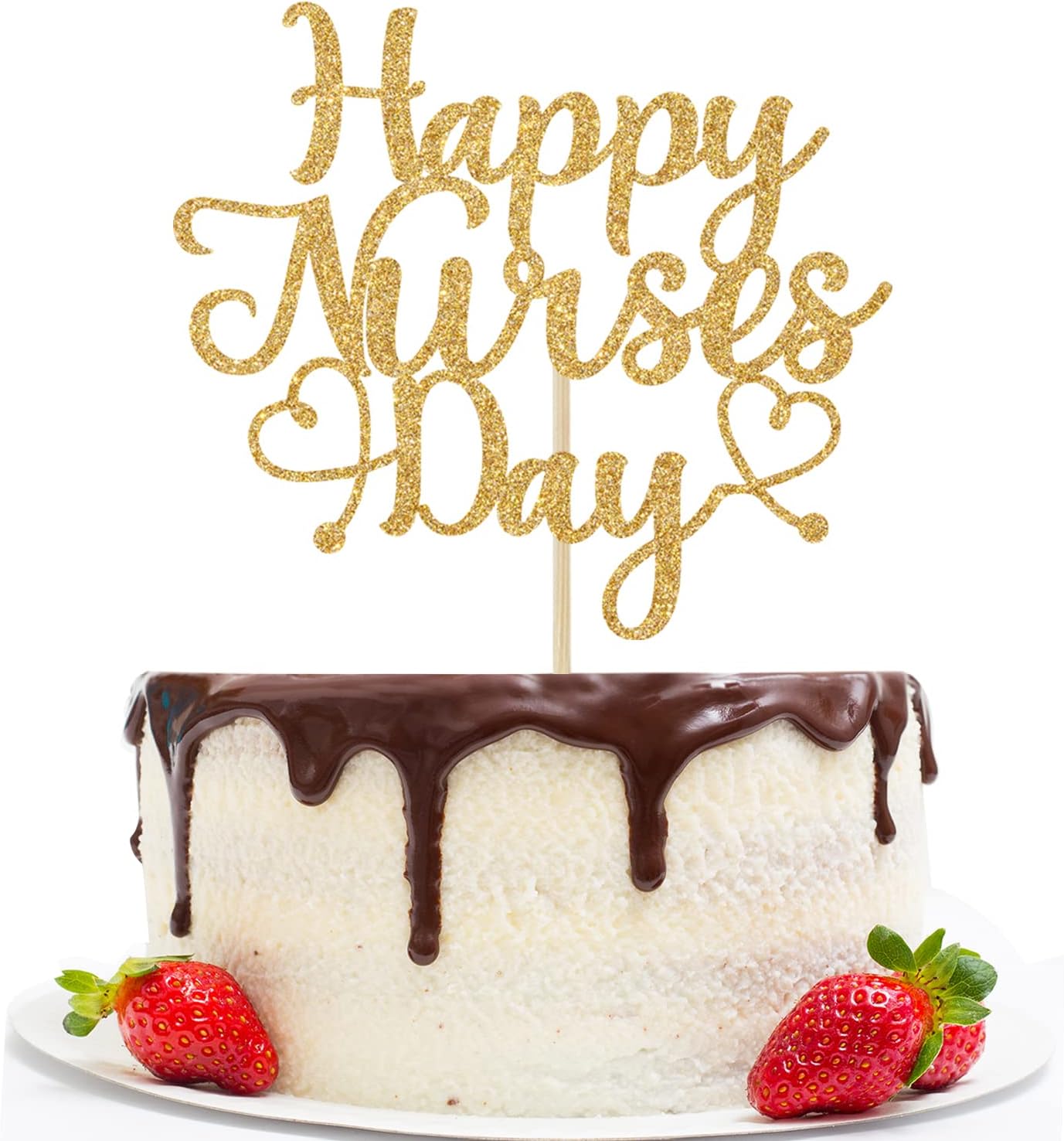 Amazon.com: Happy Nurses Day Cake Topper, Thank You Nurse Happy Nurses ...