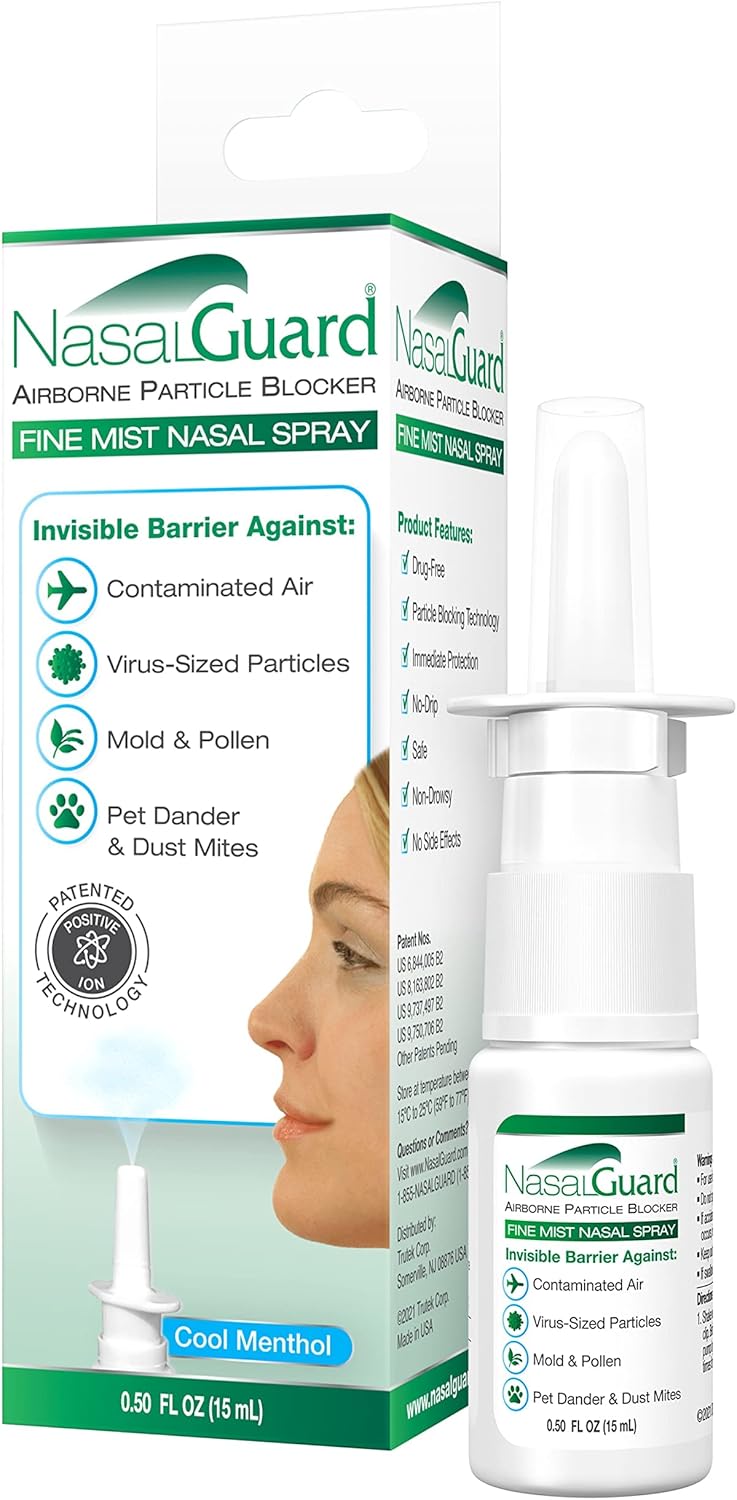 NasalGuard Fine Mist Nasal Spray – Reduce Inhalation of Harmful ...