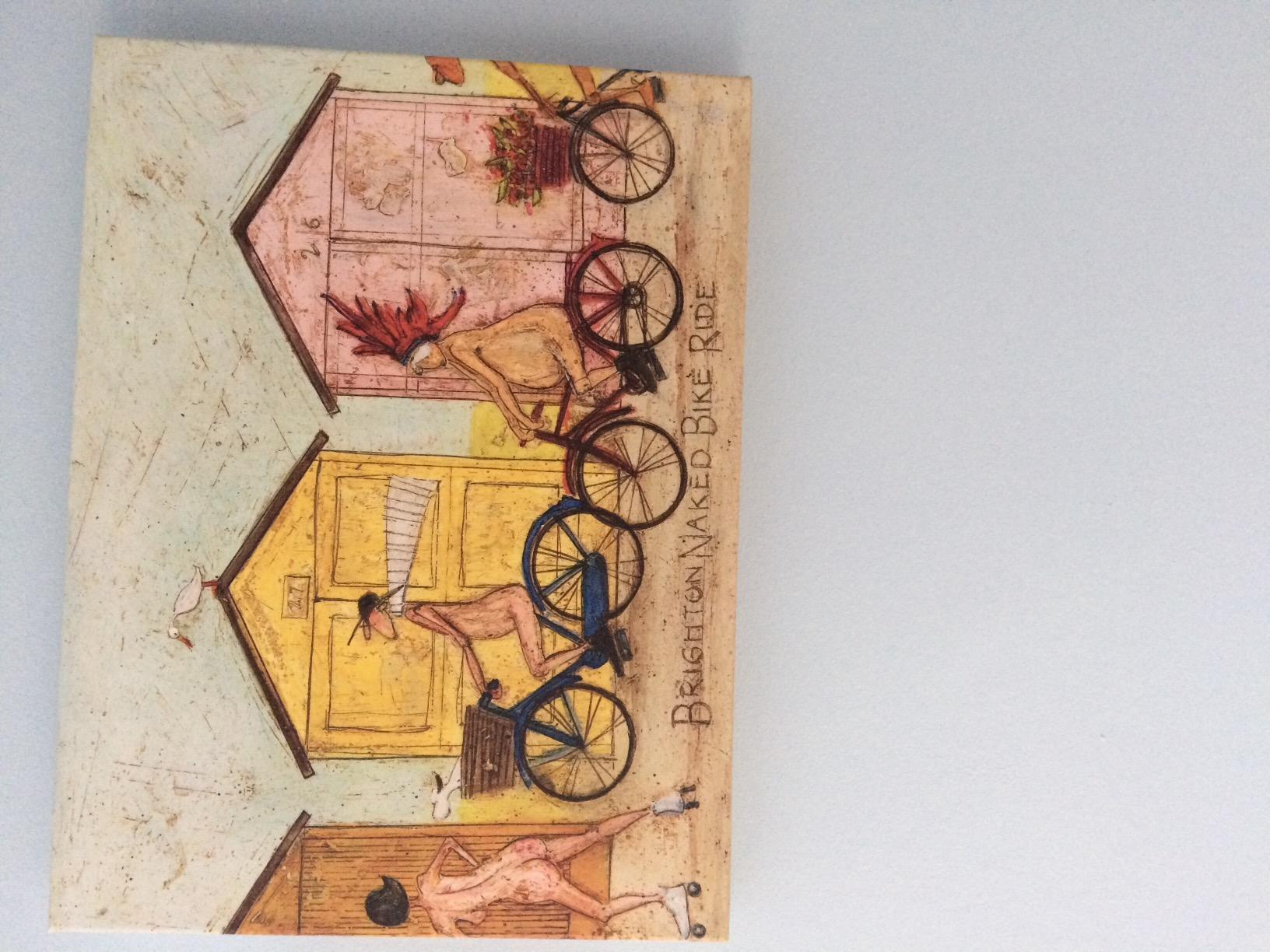 Art Group AFWDC92681 The Sam Toft Brighton Naked Bike Ride Canvas Print ...