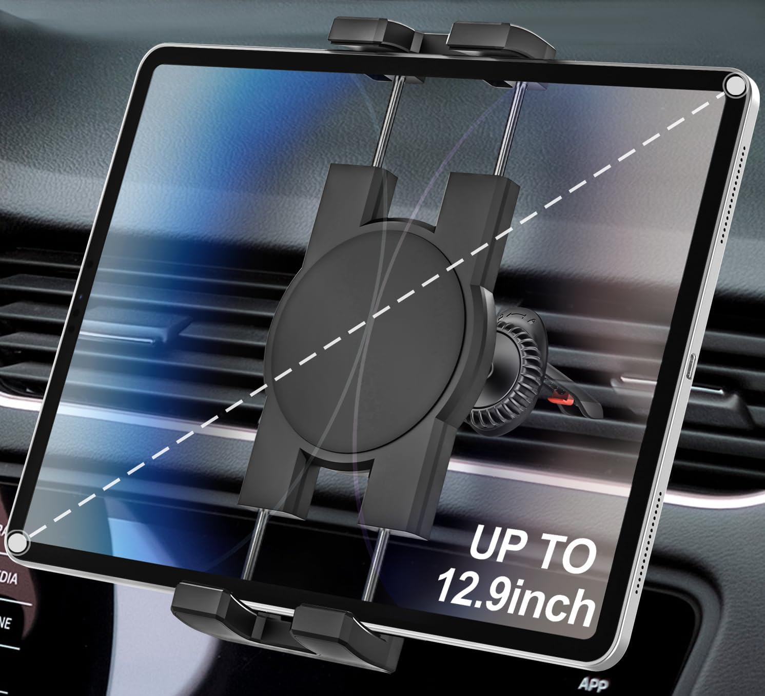 Amazon.com: woleyi Car Tablet Holder Vent Clamp - [Upgraded Hook Clip ...