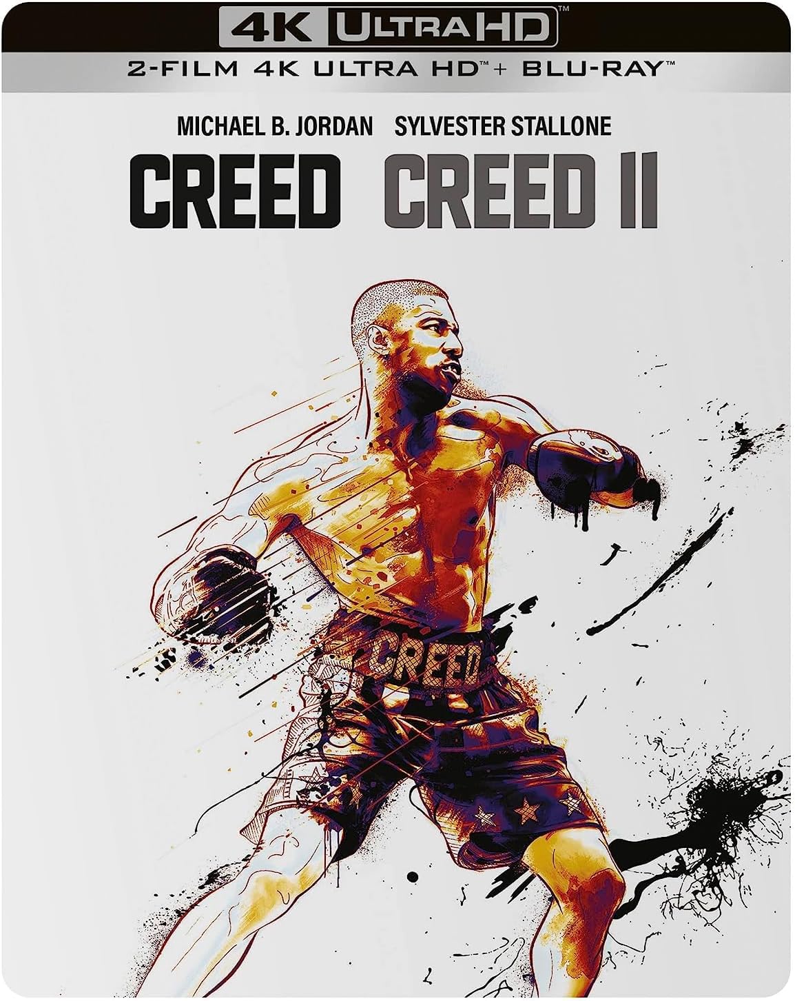 Creed & Creed II (Steelbook Edition) (2-Film 4K Ultra HD + Blu-ray ...