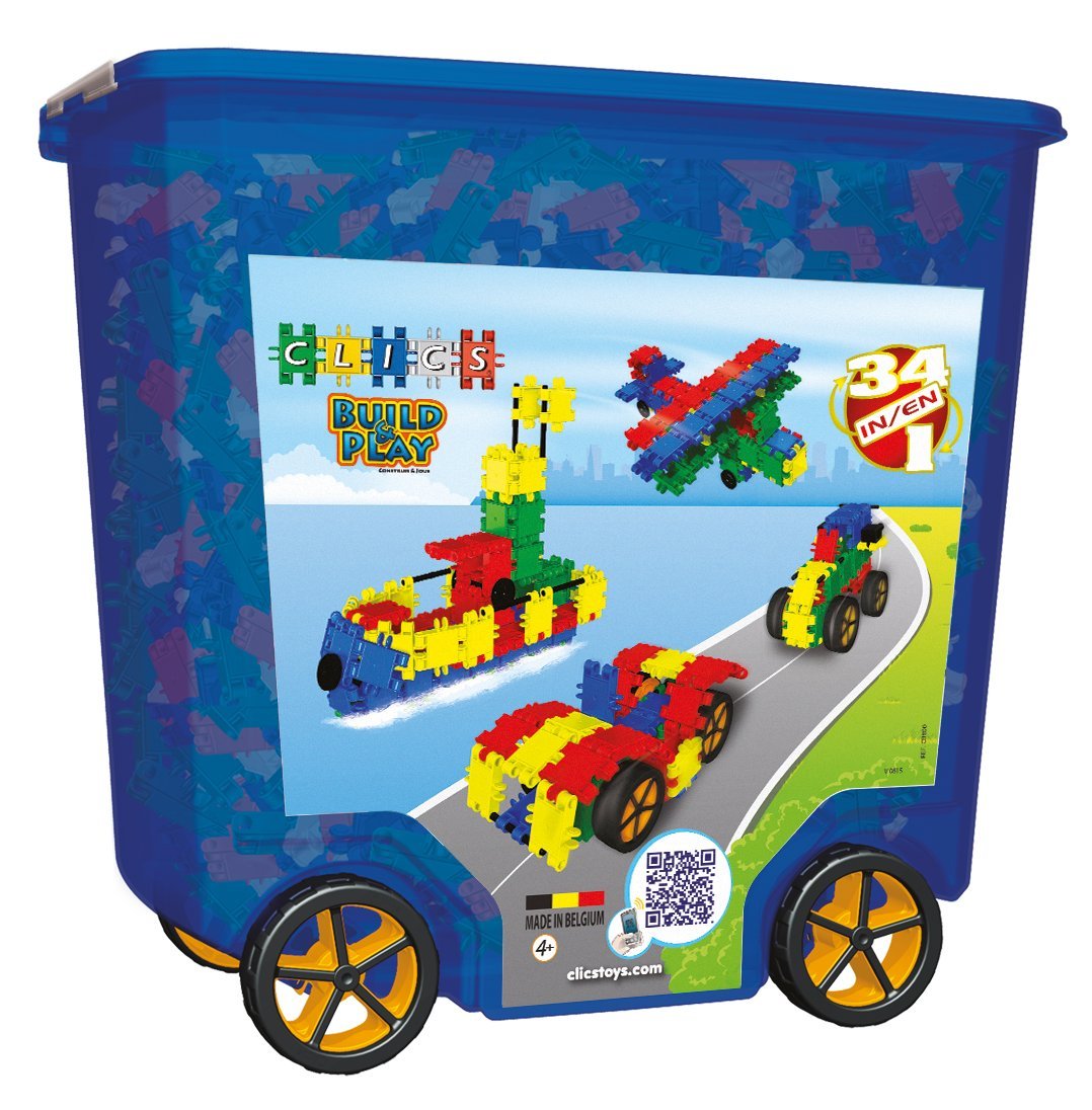 Clics Toys Rollerbox, 800 Pieces : Amazon.in: Toys & Games