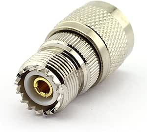 Amazon.com: DGZZI 2-Pack UHF Female to N Male RF Coaxial Adapter UHF to N Coax Jack Connector ...