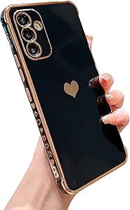 Amazon.com: phylla Compatible with Samsung Galaxy A54 5G 6.6" Phone Case Luxury Plating Cute ...