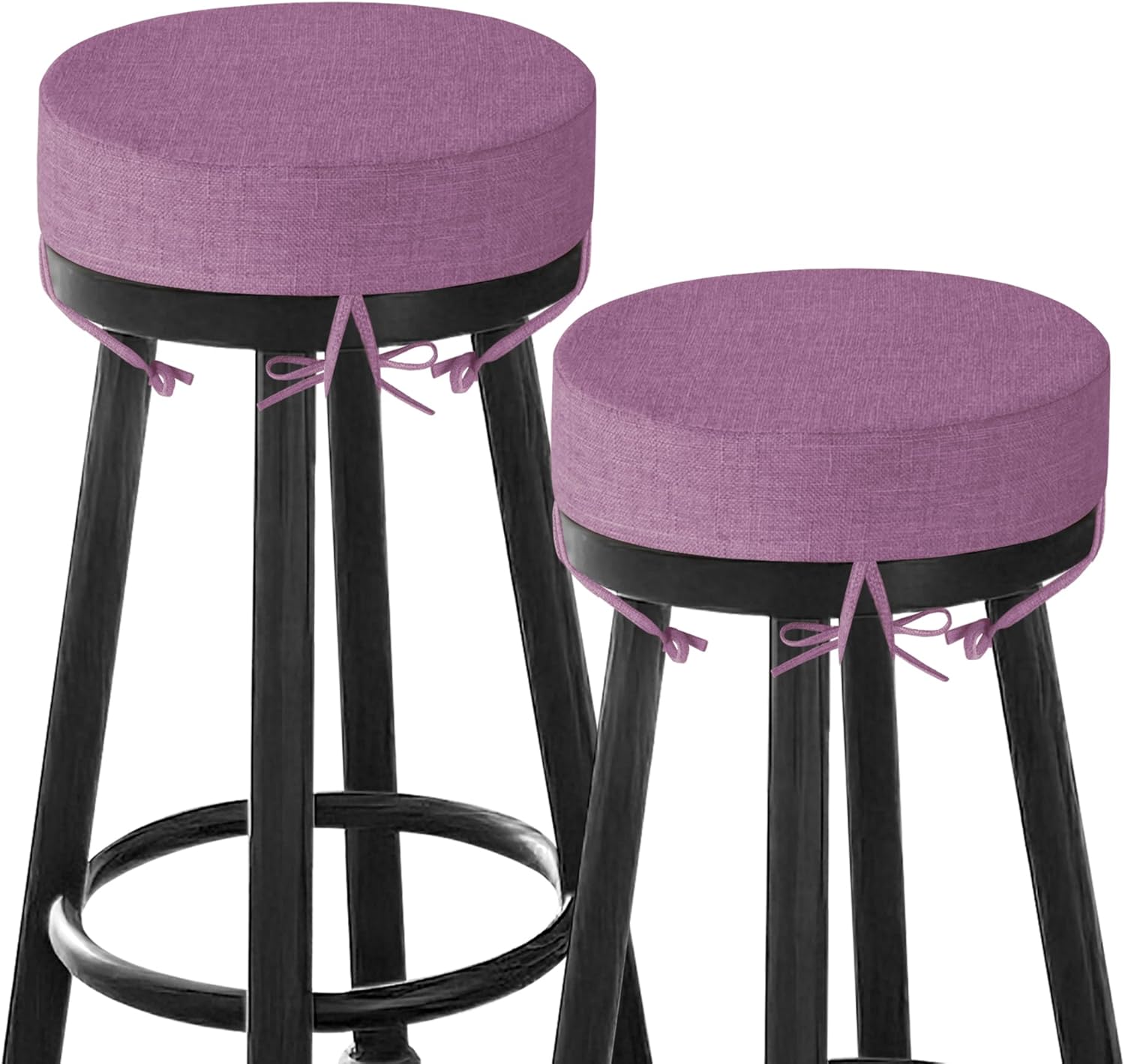 Amazon.com: MineCozy Bar Stool Cushions Round 3" Thick Round Seat ...
